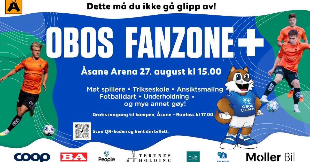 OBOS Fanzone + på søndag / Åsane Fotball